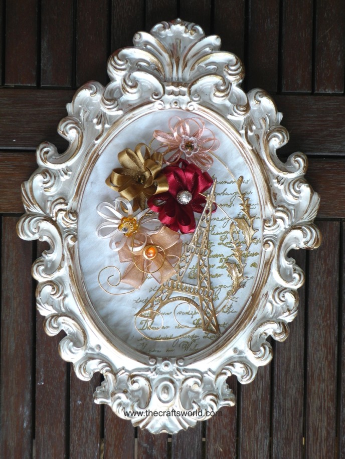 Plaster vintage frame – The Crafts World