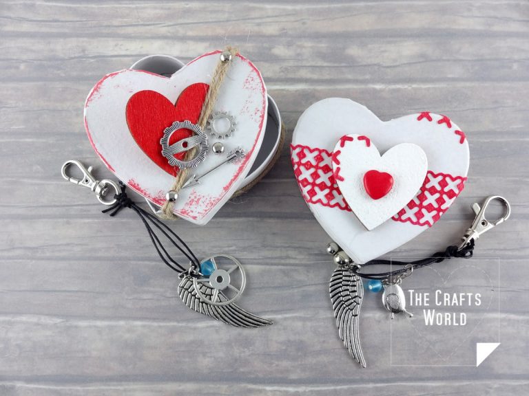 Valentine’s heart boxes – The Crafts World