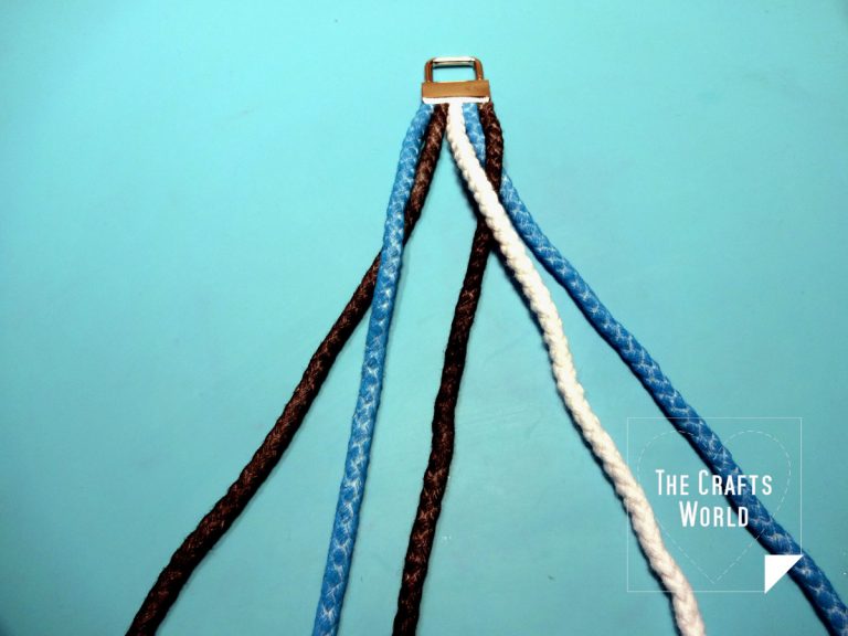 Woven key holder ring – The Crafts World