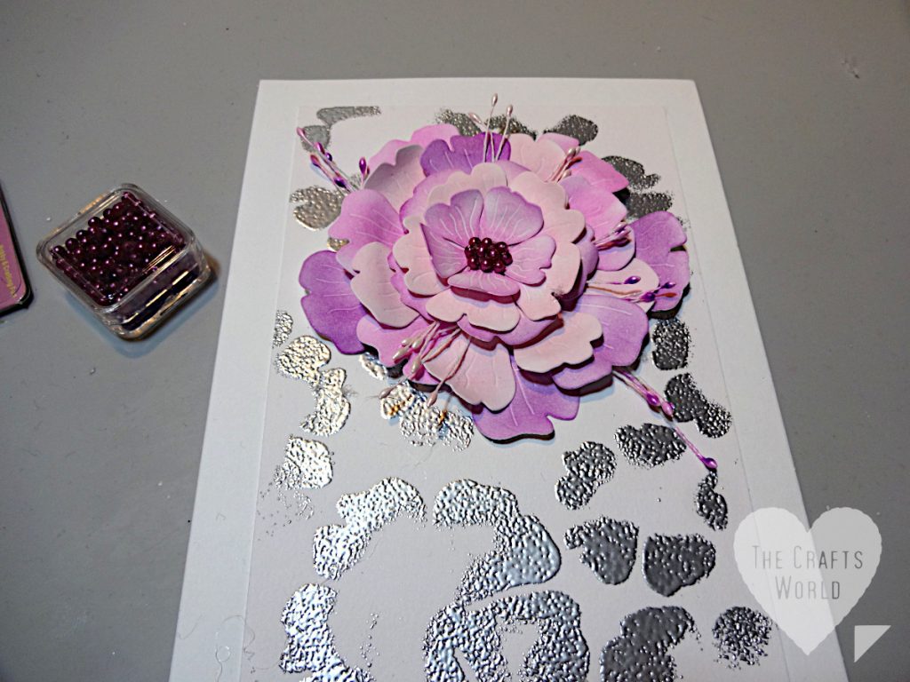 Layered flower card – The Crafts World